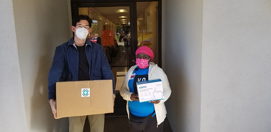 Personal Protective Equipment Delivery to Union Members